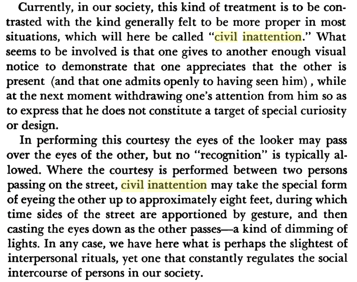 Civil inattention on public transport during a pandemic – Mark Carrigan