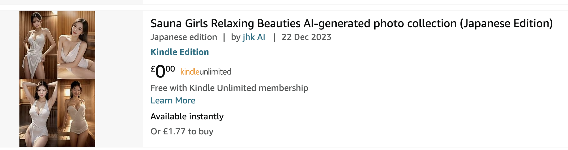 AI generated erotica on Amazon – Mark Carrigan