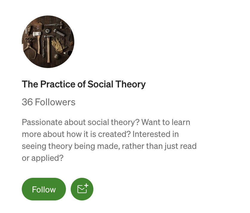 The practice of social theory – Mark Carrigan